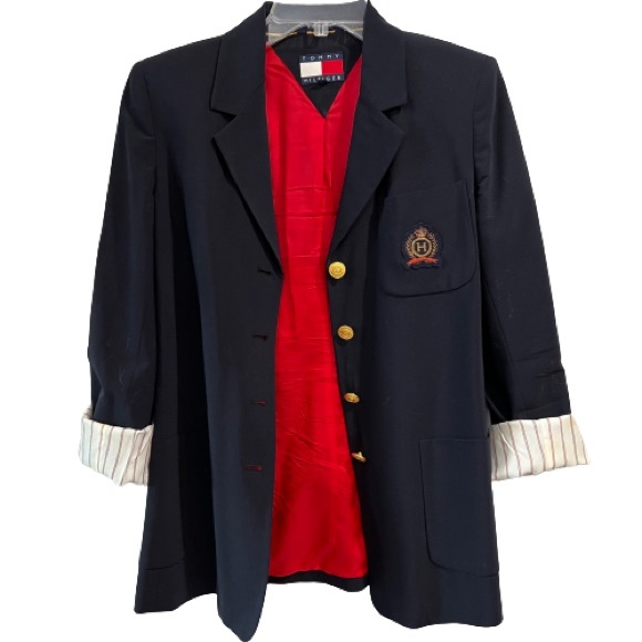 Tommy Hilfiger | Jackets & Coats | Tommy Hilfiger Classic Navy Blue ...
